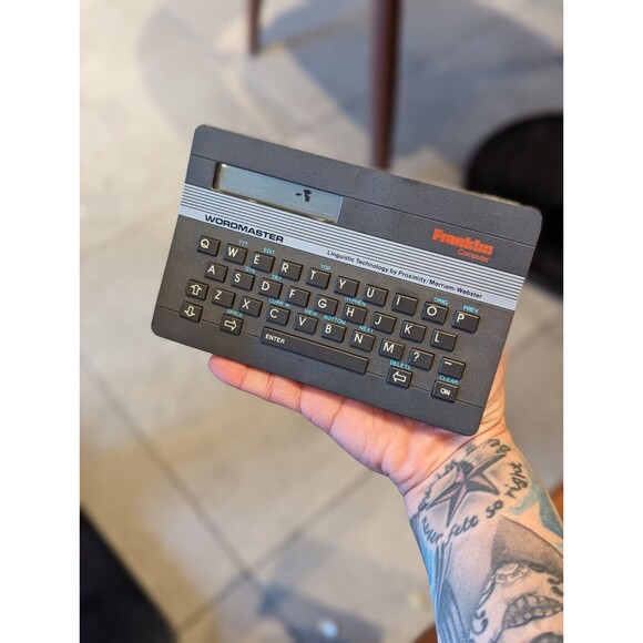 Franklin | Other | Franklin Wordmaster Deluxe Wm55a Merriamwebster ...